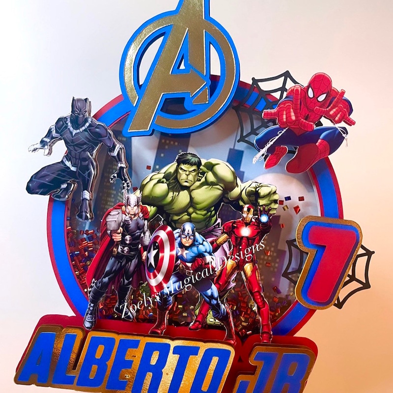 Avengers Cake Topper - Etsy