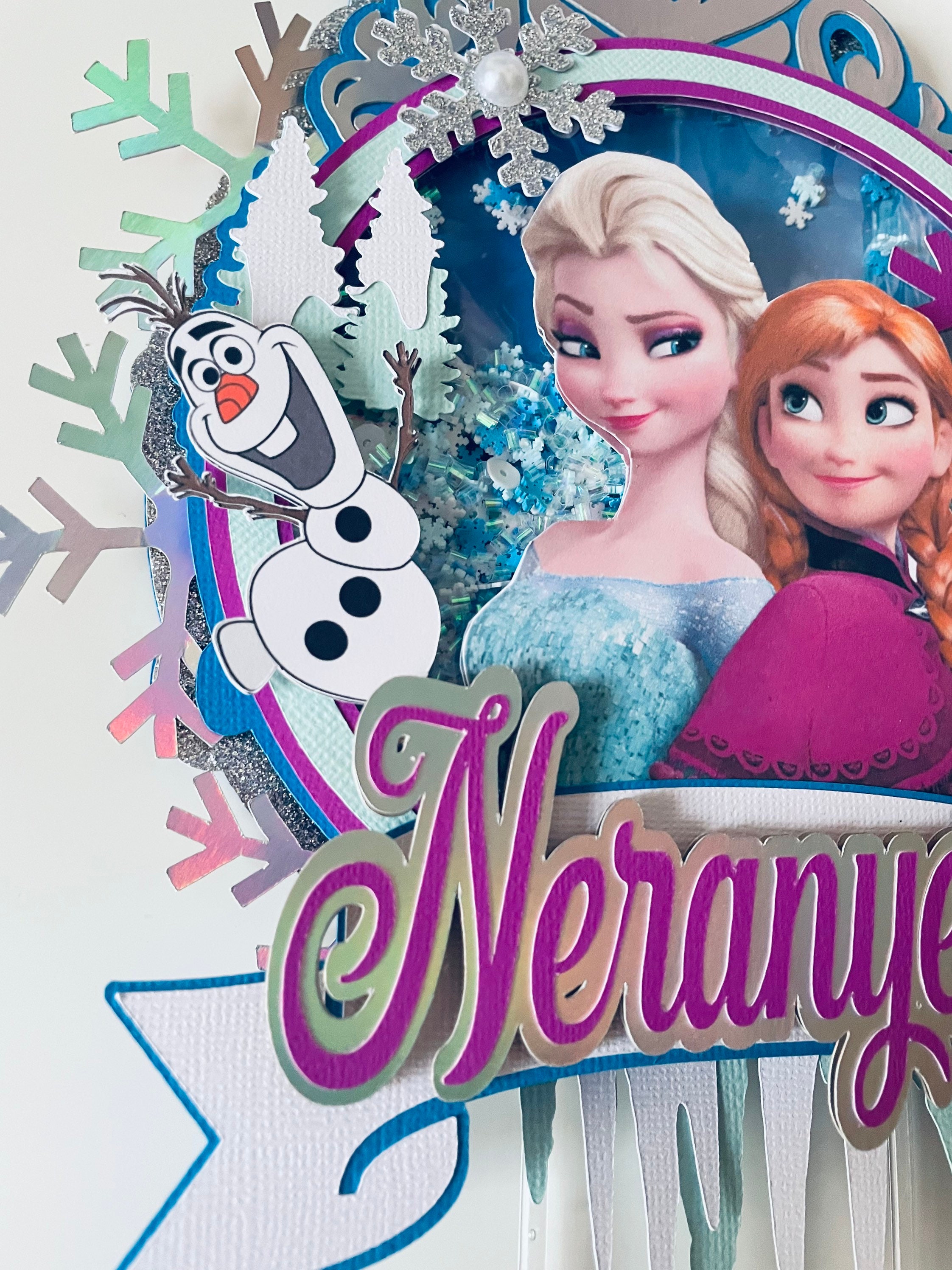 Cake Topper Frozen - Etsy