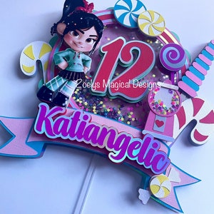 Vanellope Sugar Rush Caketopper - Etsy