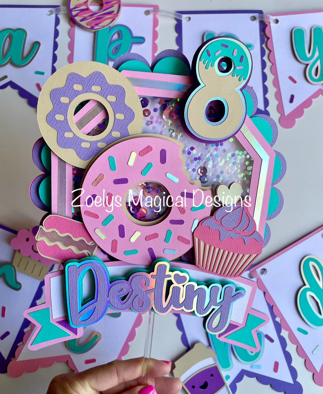 Cake Topper Donuts - Etsy