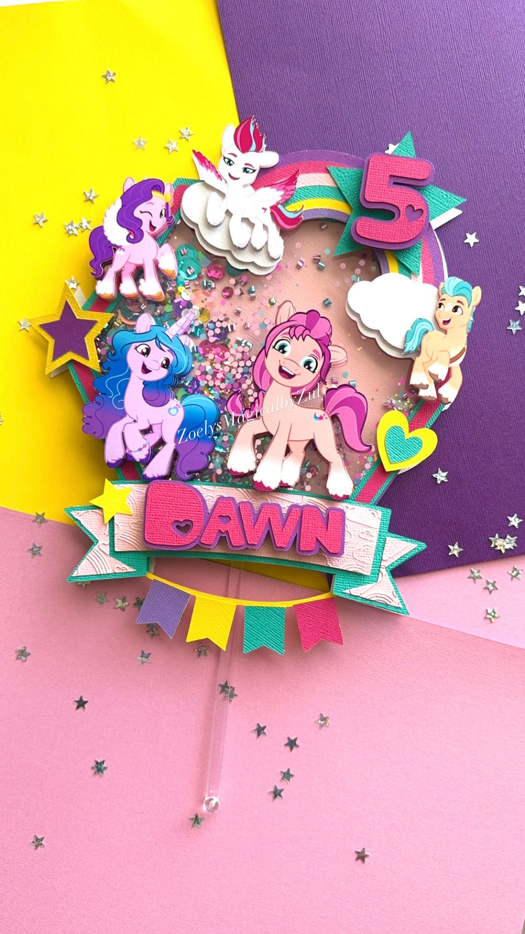Cake Topper My Little Pony New Generation - Etsy