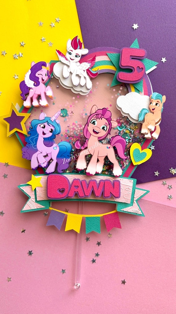 My Little Pony Cake Topper Kit My Little Pony With Angel Wings And