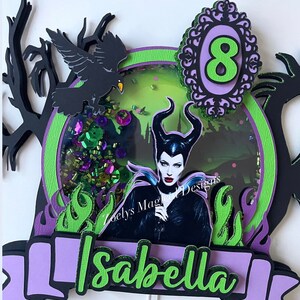 Maleficent Caketopper - Etsy