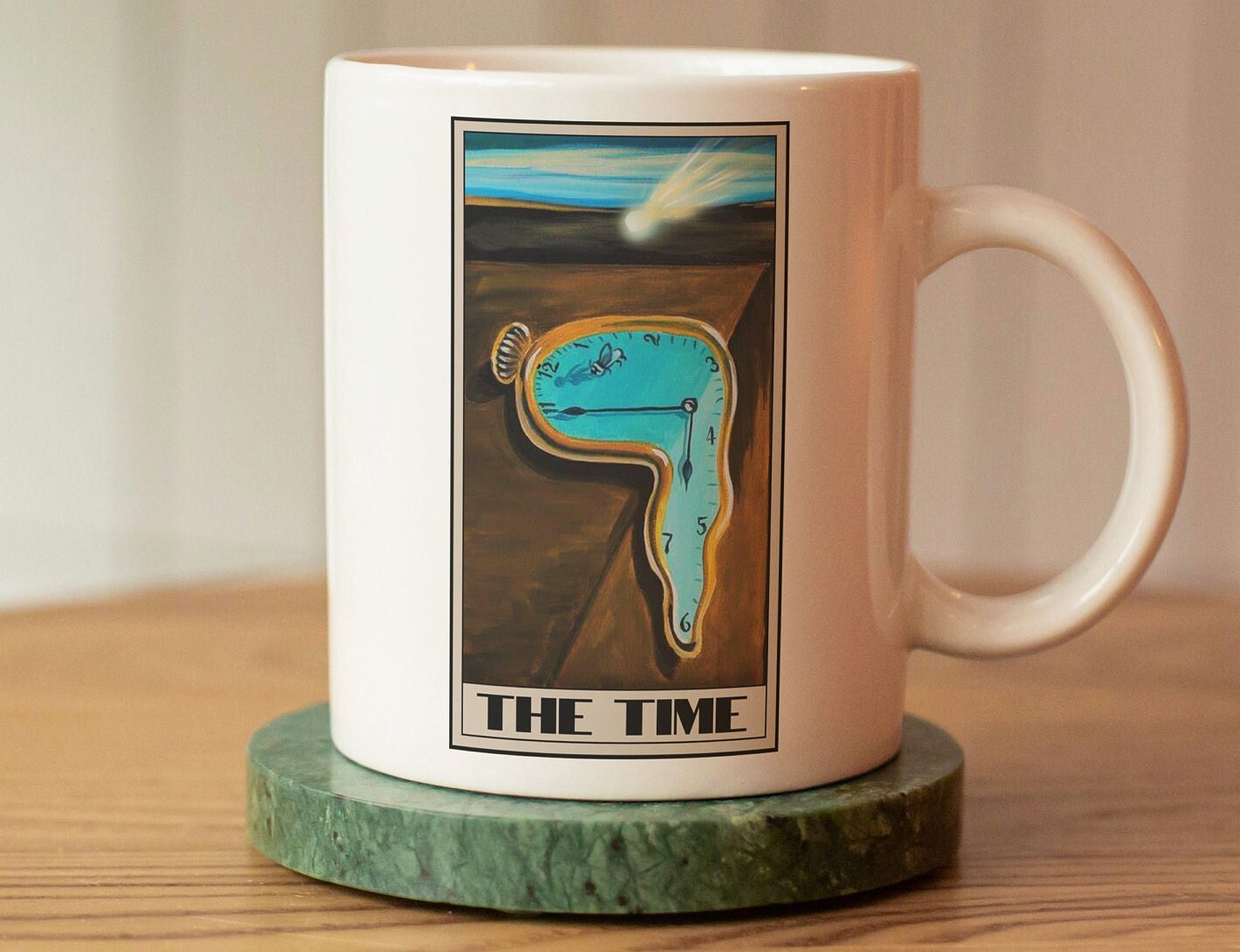 The Time Tarot Card Mug / Funny Tarot Card Mug / Existential Dread Mug ...