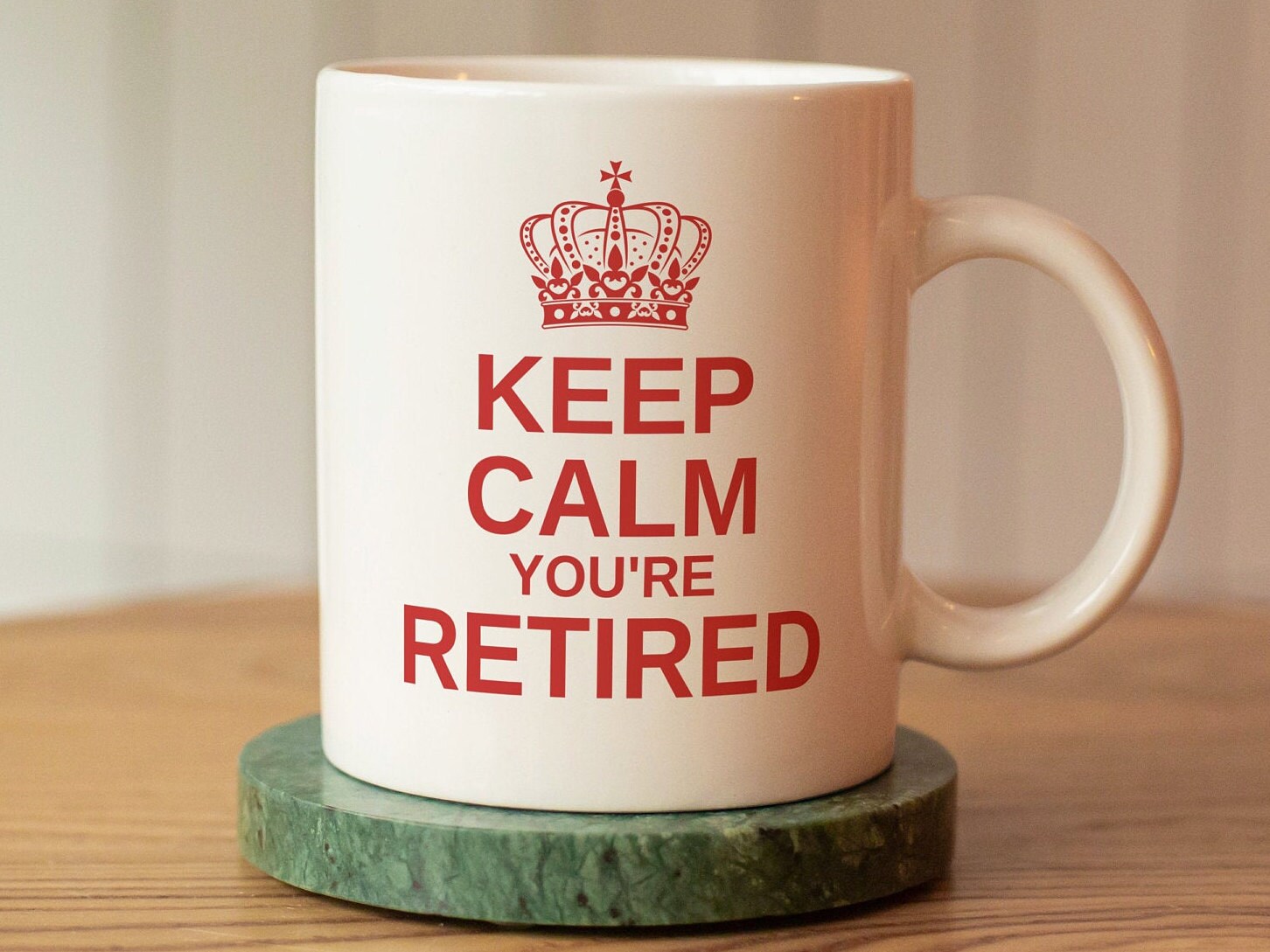 Mantenga la calma Usted es taza jubilada / regalo de | Etsy