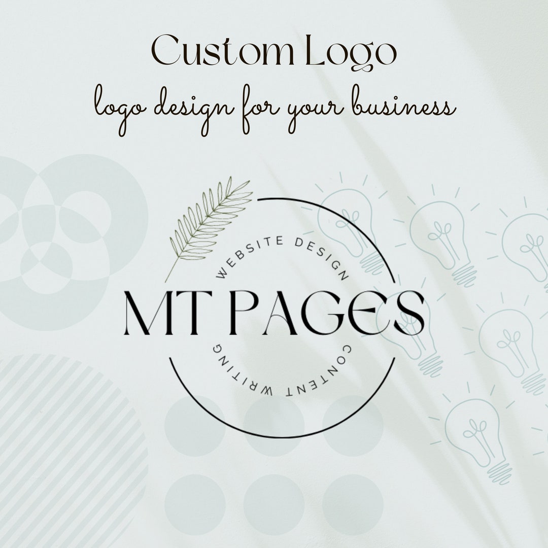 Custom Logo Design for Your Business Brand - Etsy
