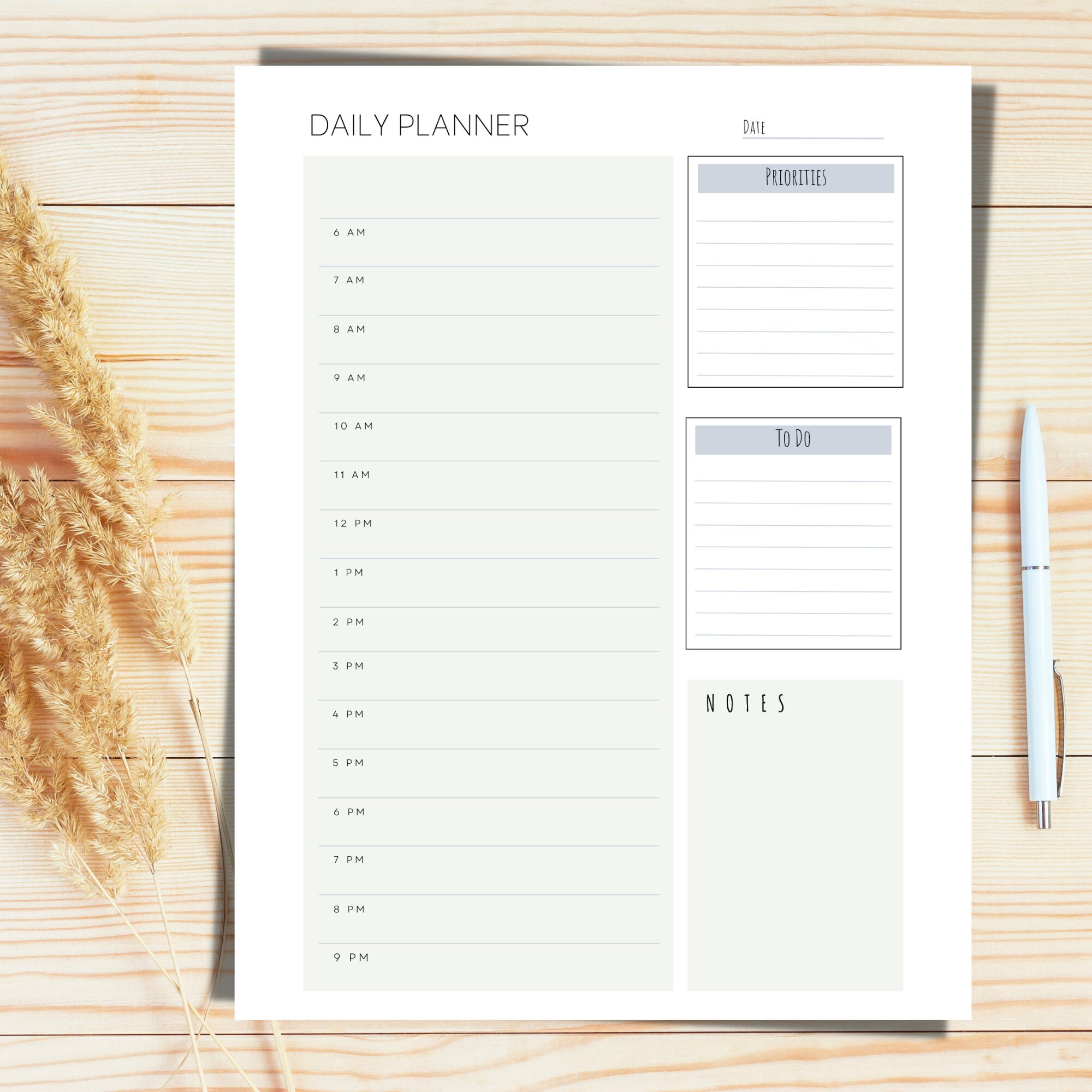 Printable and Fillable Business Planner | Yearly, Monthly, Weekly ...