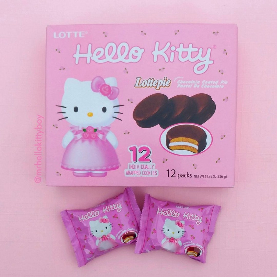 Hello Kitty Chocolate Pies by Lotte 12 Individual Pieces - Etsy
