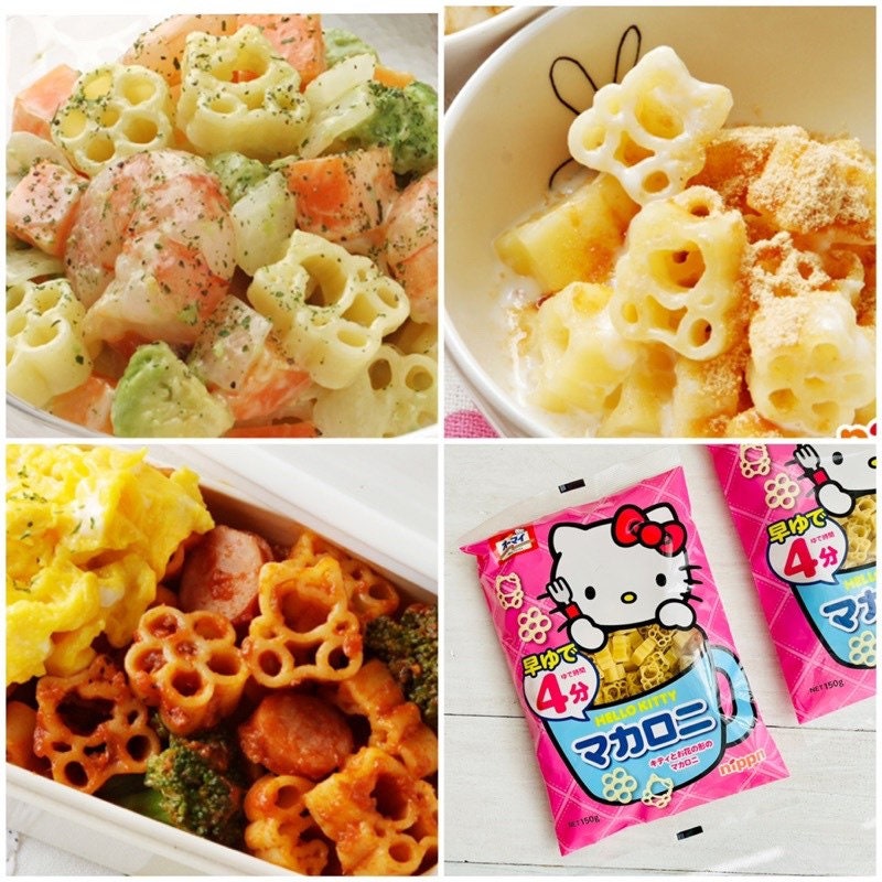 Japanese NIPPN Hello Kitty Macaroni Noodles 1 Full Bag - Etsy