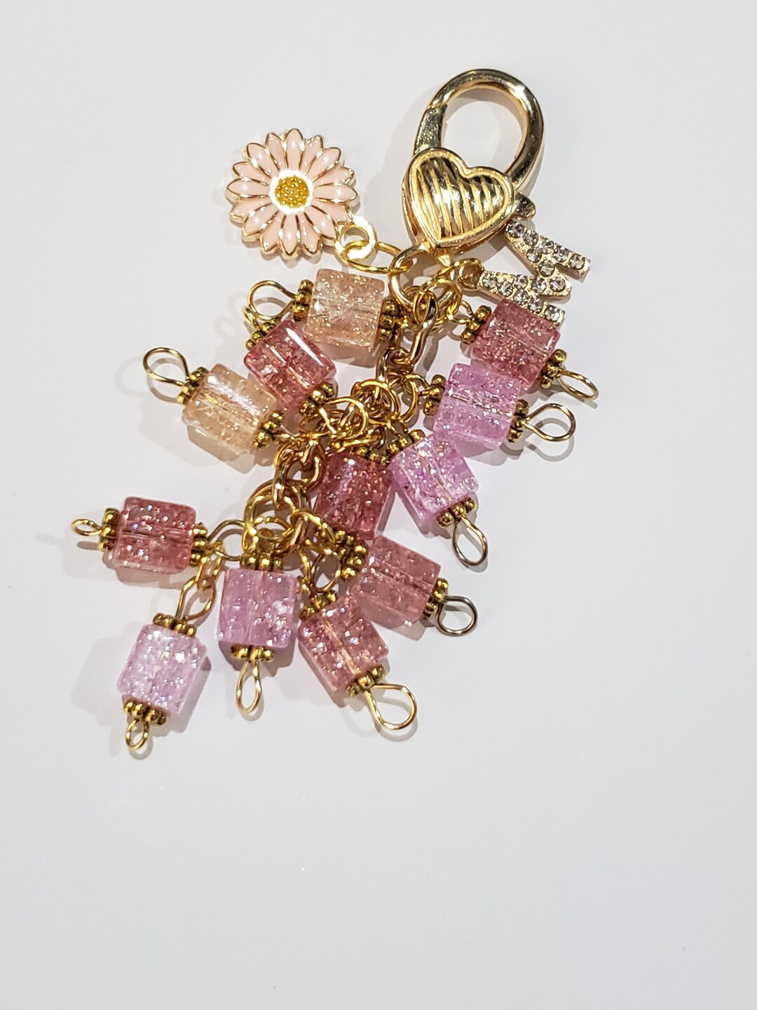 Customizable Purse Clip|keychainicute Accessories|pink|fun|bling ...