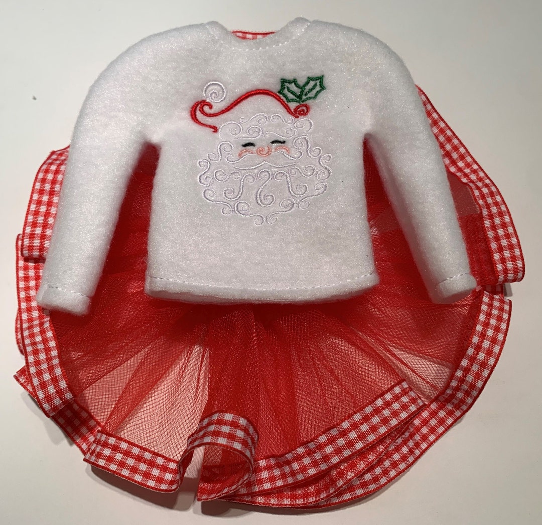 Elf Sweater - Elf Clothes - 12-inch Doll Clothes - Doll Tutu - Girl Elf ...