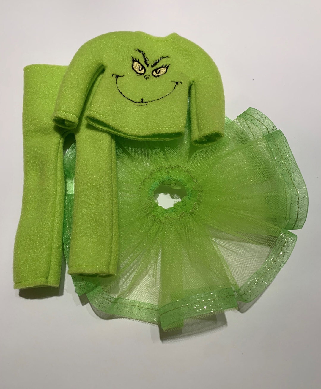 Elf Sweater Elf Clothes 12 Inch Doll Clothes Doll Tutu Girl Elf Dress ...