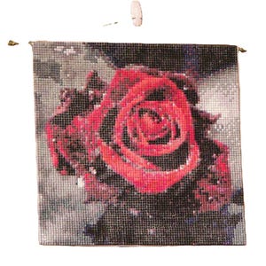 Red Rose Completed Diamond Painting - Etsy