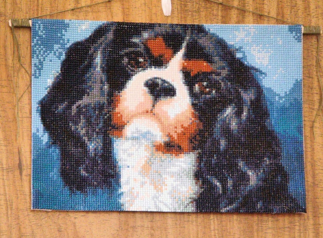 Puppy Bog Completed Diamond Painting - Etsy