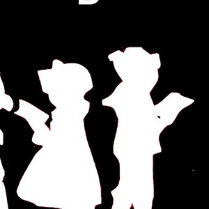 Colonial Family Stick Figure Family - Etsy