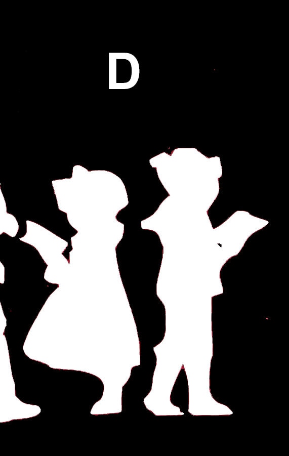 Colonial Family Stick Figure Family - Etsy