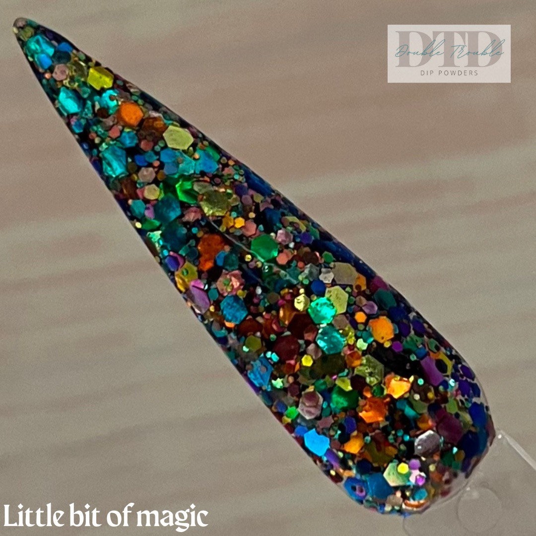 Little Bit of Magic Dips Dip Powders Glitter Dip Powder - Etsy