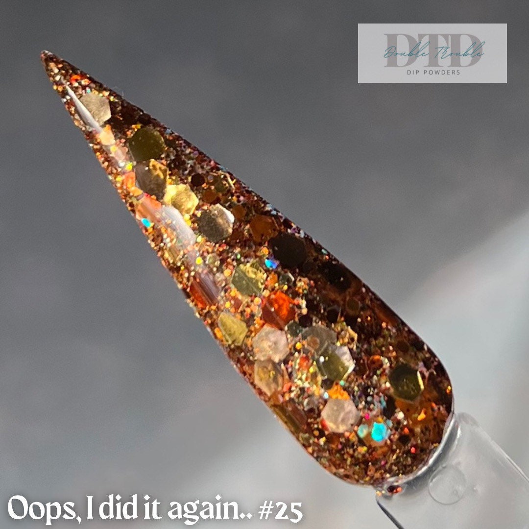 Oops, I Did It Again 25 Dips, Dip Powders, Glitter Dip Powder, Dip ...