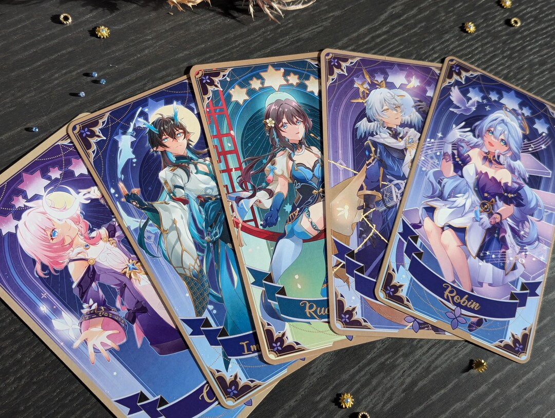 Honkai Star Rail Trailblaze TCG Tarot Cards Sunday Robin Dan Heng Ruan ...