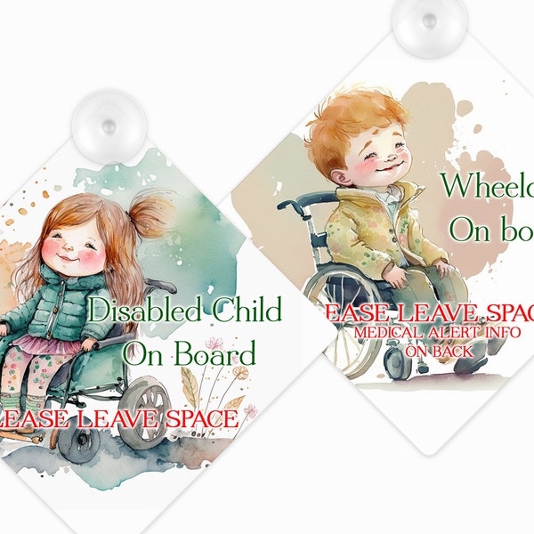 Special Needs Child Sign - Etsy