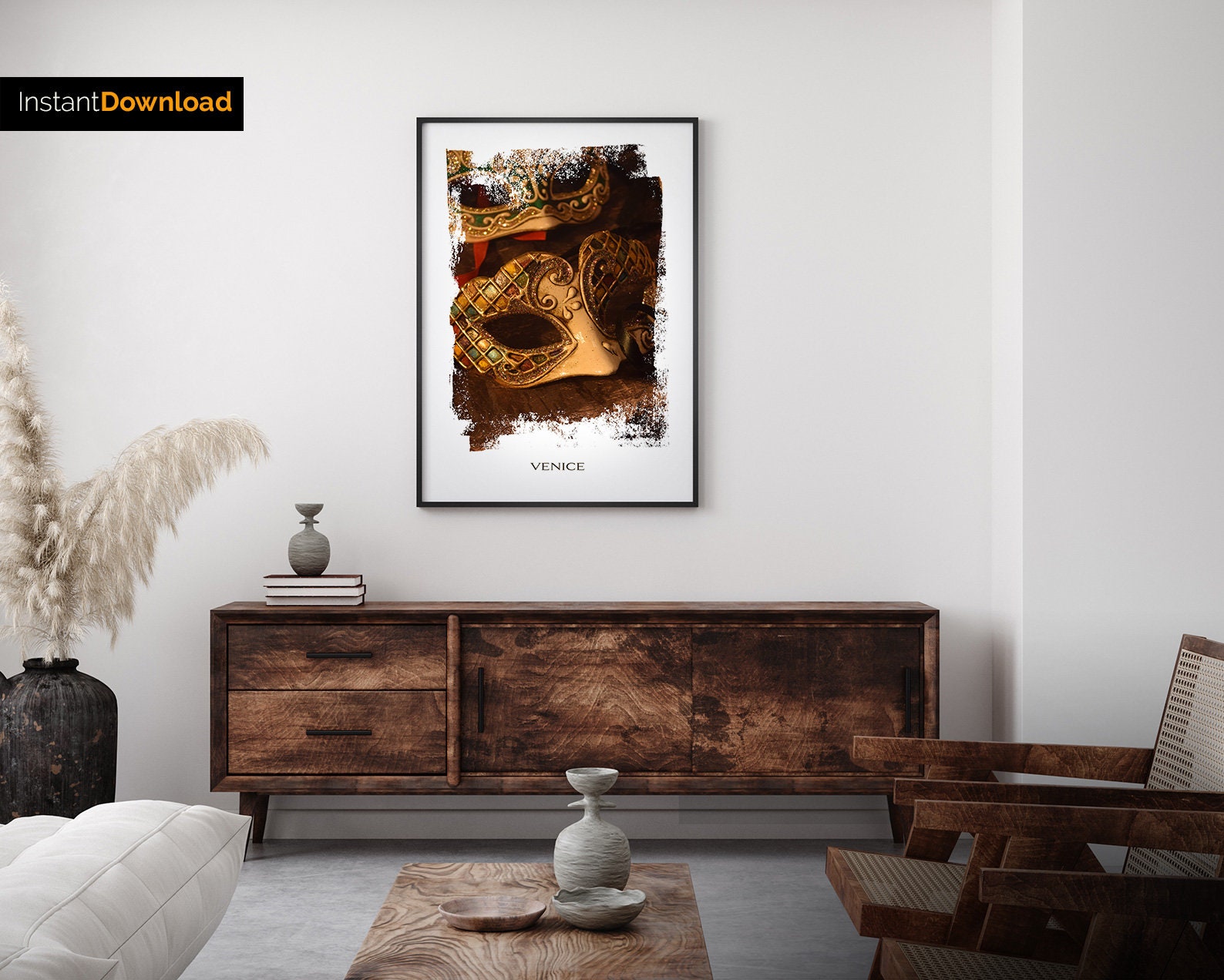 VENETIAN MASK PRINT / Venice Carnival Italy / Instant Download A3 - Etsy