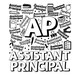Assistant Principal Typography INSTANT DOWNLOAD Jpg, Svg, Png, for Use ...