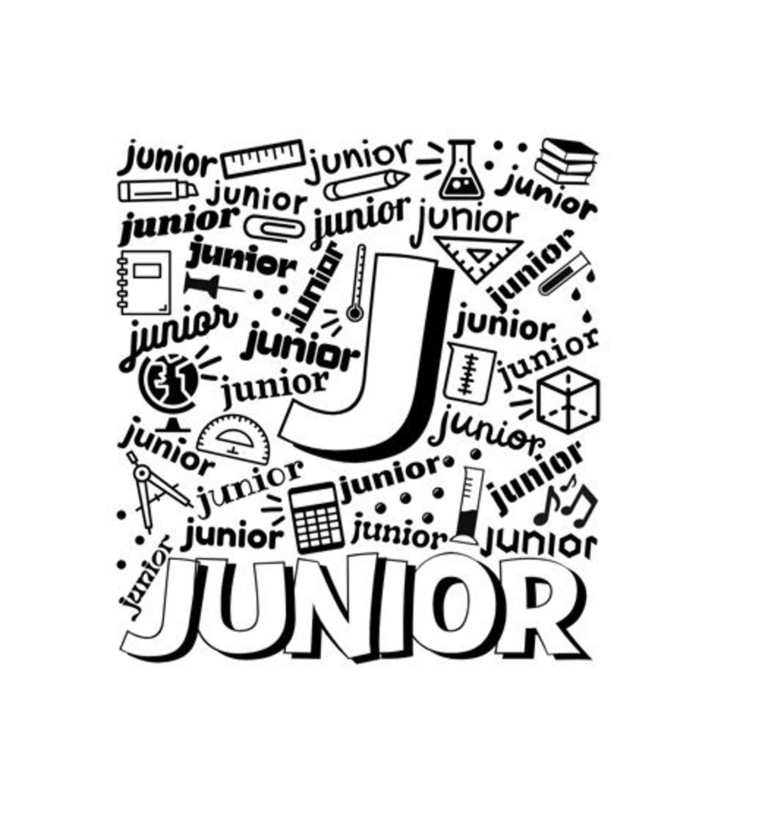 Junior 11th Grade Typography INSTANT DOWNLOAD Jpg Svg Png - Etsy