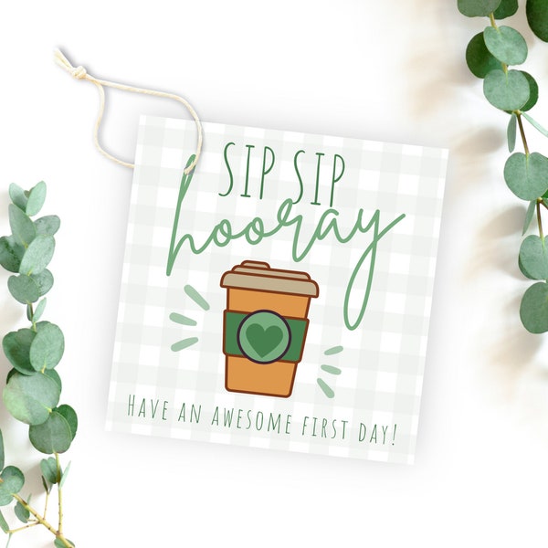 Teacher Appreciation Sip Sip Hooray - Etsy