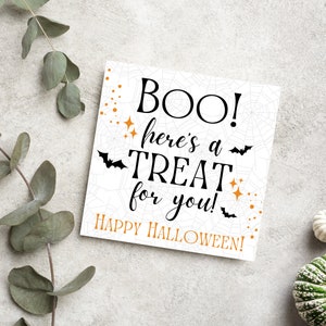 Halloween Treat Tag, Teacher Gift, Spooky Googly Bag (digital Download ...