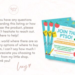 Editable PTA Recruitment Flyer, PTA Membership, Canva Template for PTO ...