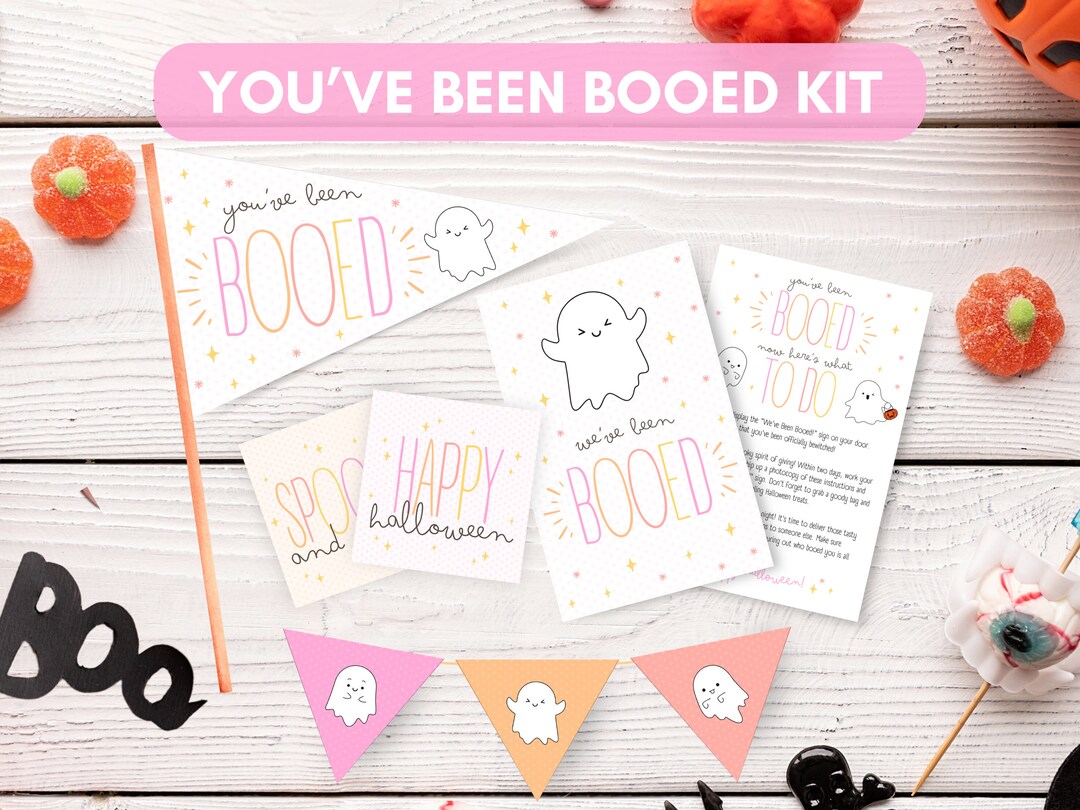 Youve Been Booed Printable Kit, We Have Been Booed, Halloween Spooky ...