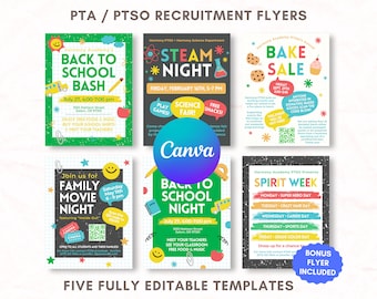 PTA Meeting Flyer Template Join the PTA PTO Editable - Etsy