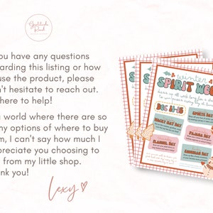 Winter Spirit Week Flyer Template, Christmas Spirit Week, Winter Dress ...