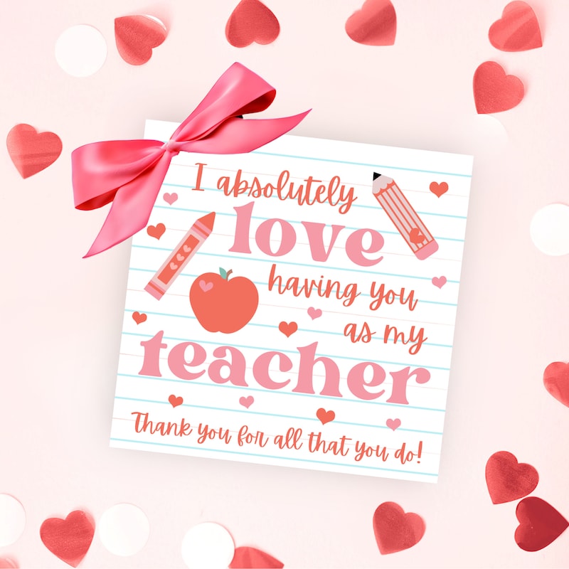 Teacher Valentines - Etsy