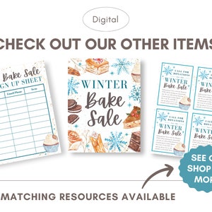 Editable Holiday Bake Sale Flyer, School Bake Sale Flyer, Church ...