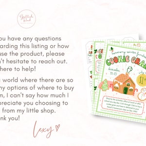 Editable Cookie Grams Grams Templates, PTA Holiday Events, Canva ...