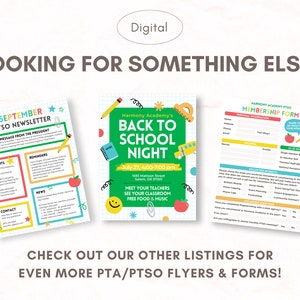 Editable PTA Recruitment Flyer, PTA Membership, Canva Template for PTO ...