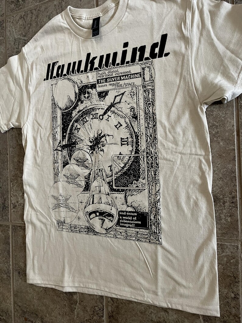 Hawkwind T-shirt (sand) Rock 70s - Etsy