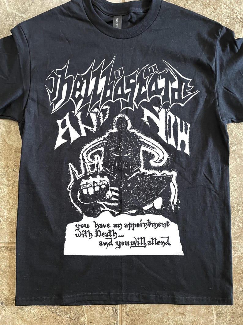 Hellbastard T-shirt (black) Crust Punk Stenchcore - Etsy