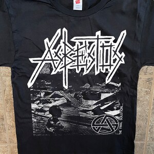 Asbestos T-shirt black Crust Punk Hardcore Defector Confuse Battle of ...