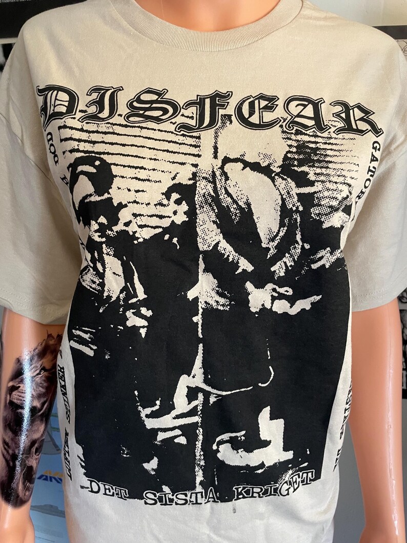 Disfear T-shirt (sand) Punk Crust Dbeat - Etsy