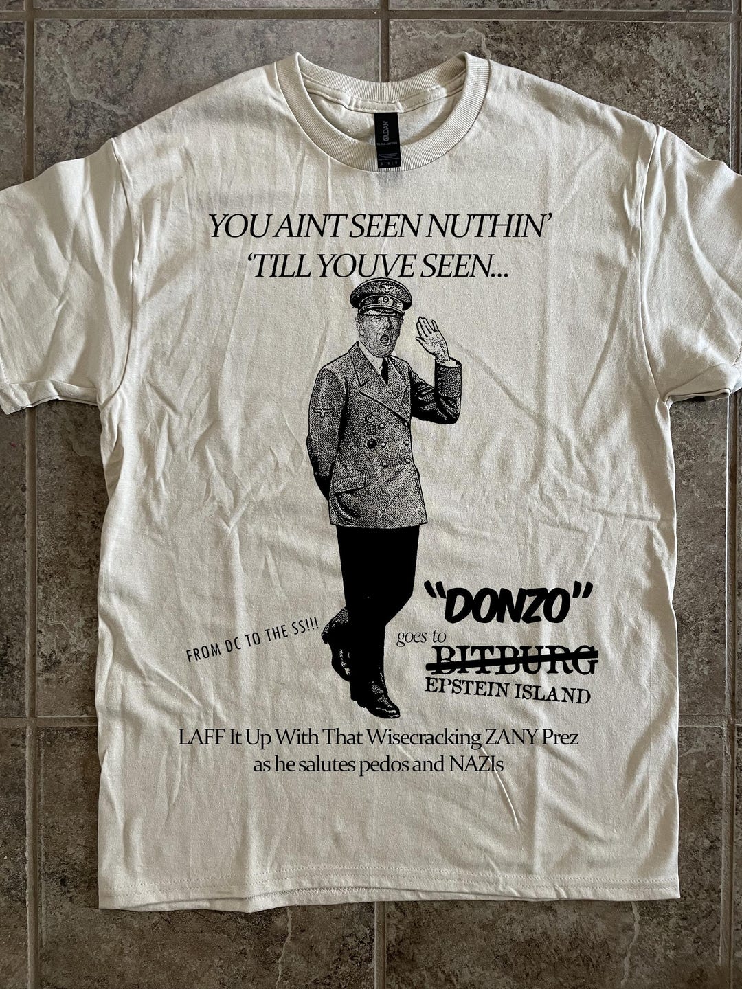 Donzo Goes to Bitburg (sand) Funny 80s Punk - Etsy