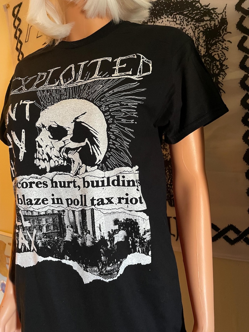 Exploited T-shirt (black) Punk Hardcore UK82 - Etsy