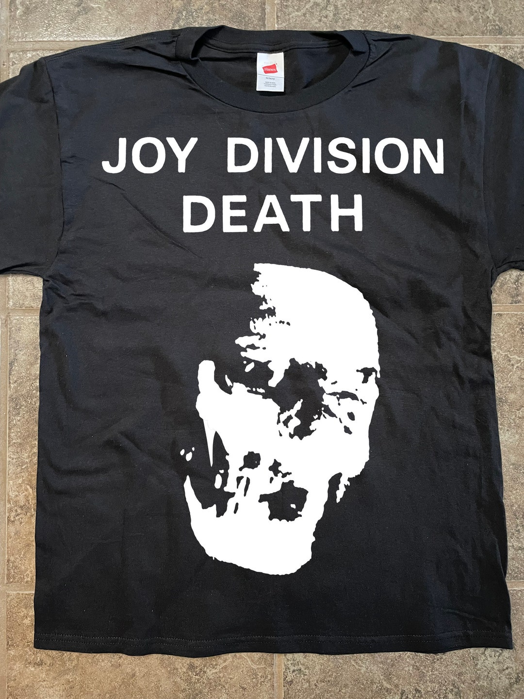 Joy Division "death" T-shirt on Black - Post Punk New Wave Coldwave New ...