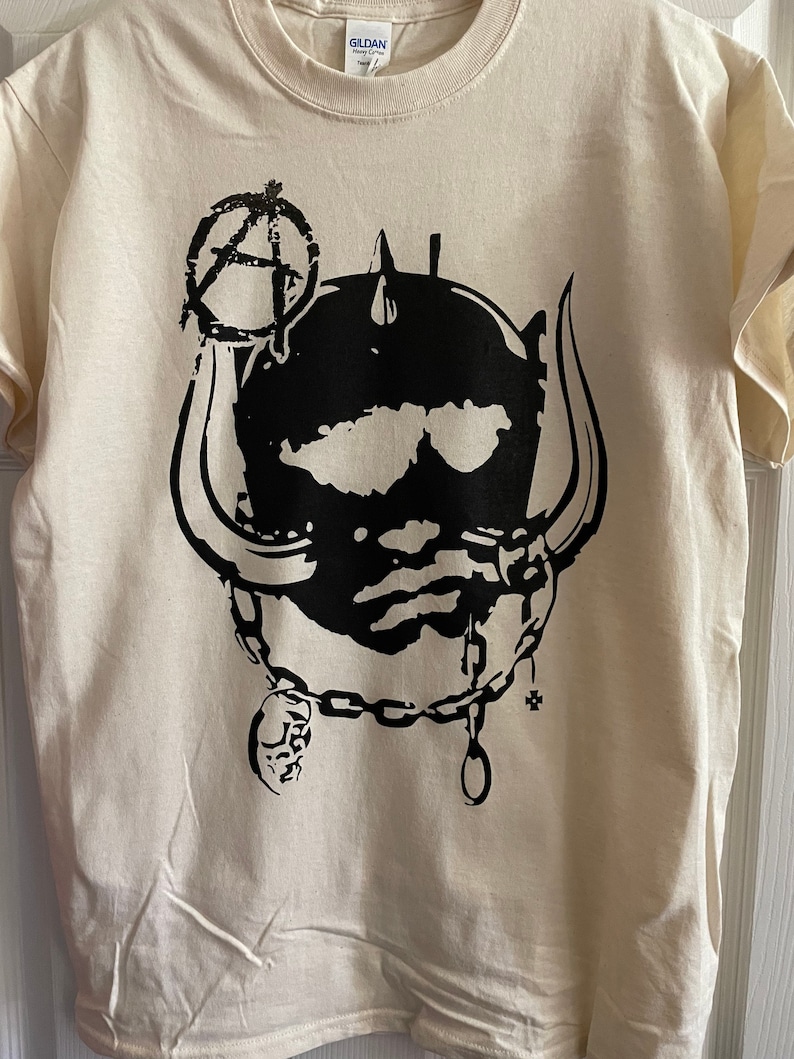 Motorcharge T-shirt sand Tee Discharge Motorhead - Etsy