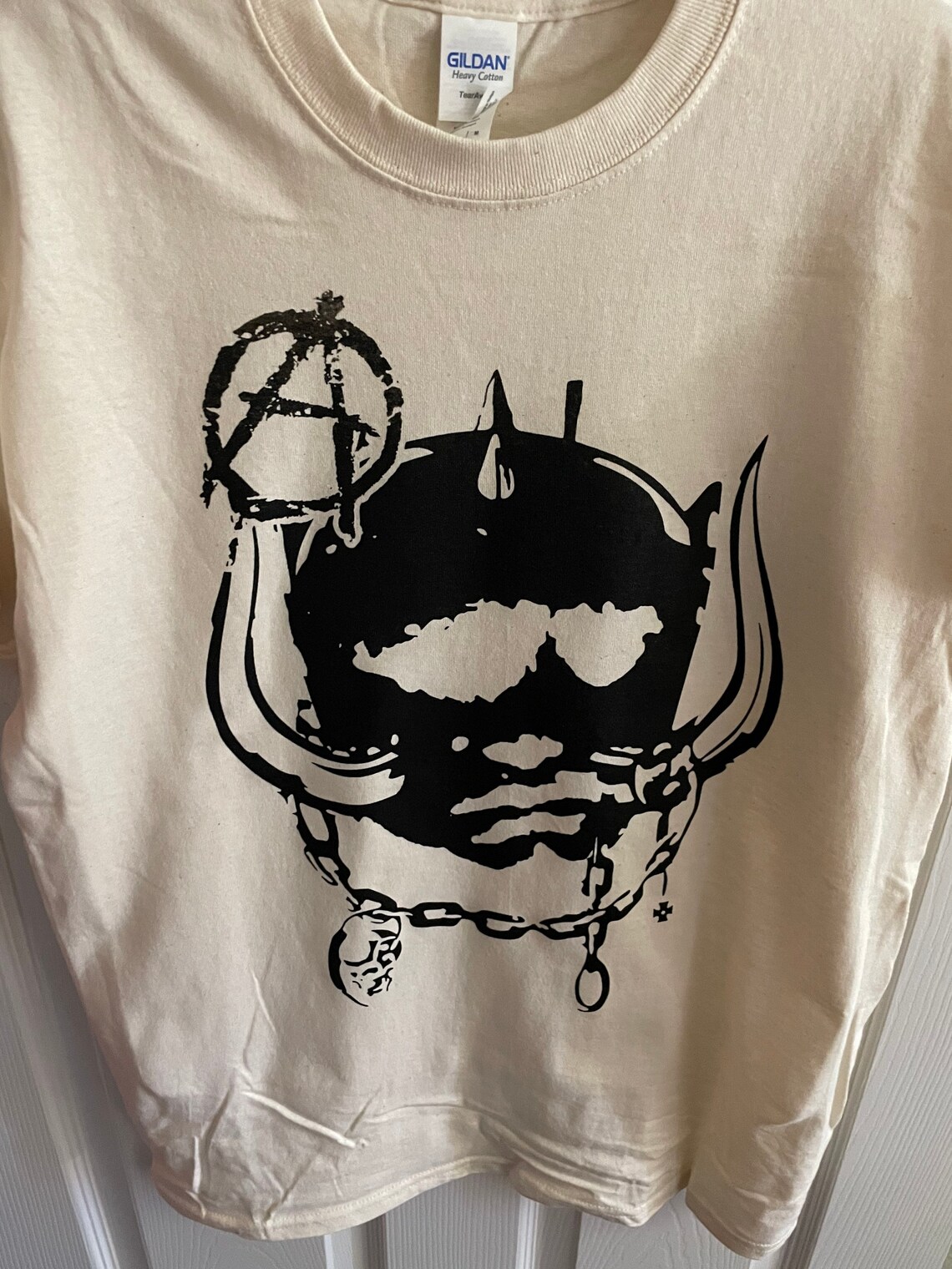 Motorcharge T-shirt sand Tee Discharge Motorhead - Etsy