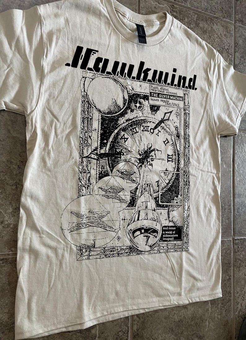 Hawkwind T-shirt (sand) Rock 70s - Etsy