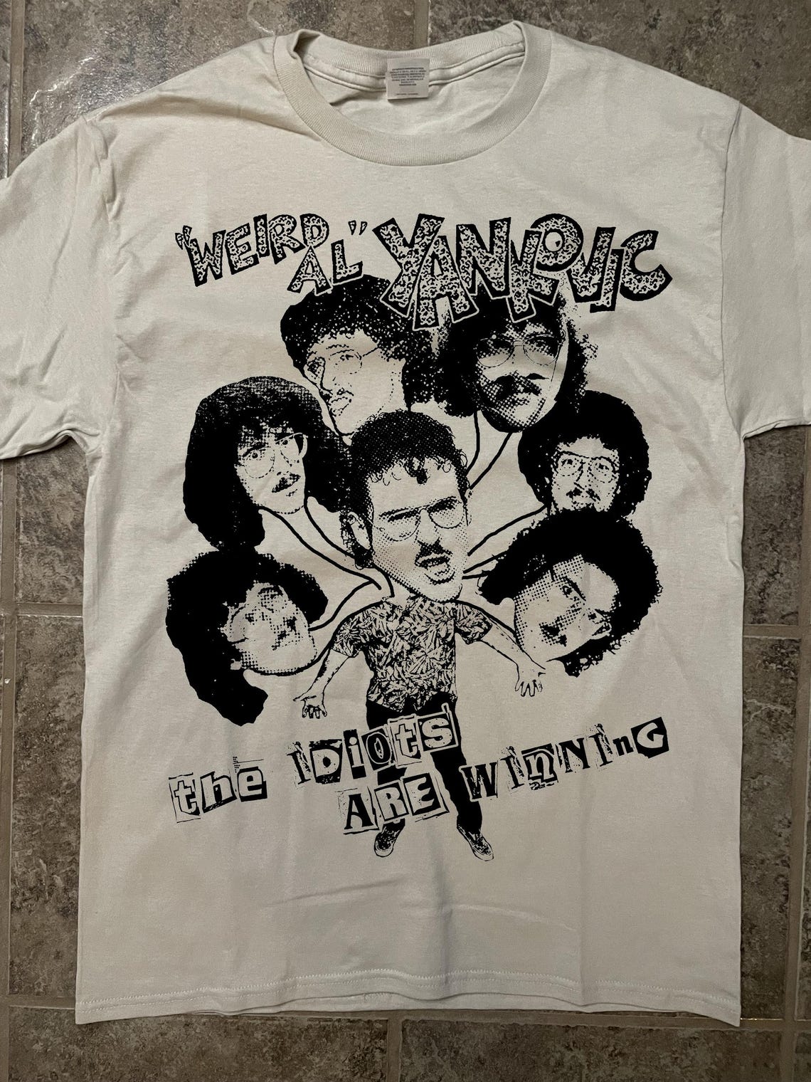 Weird Al Shirt (sand) Funny 80s Comedy Satire - Etsy
