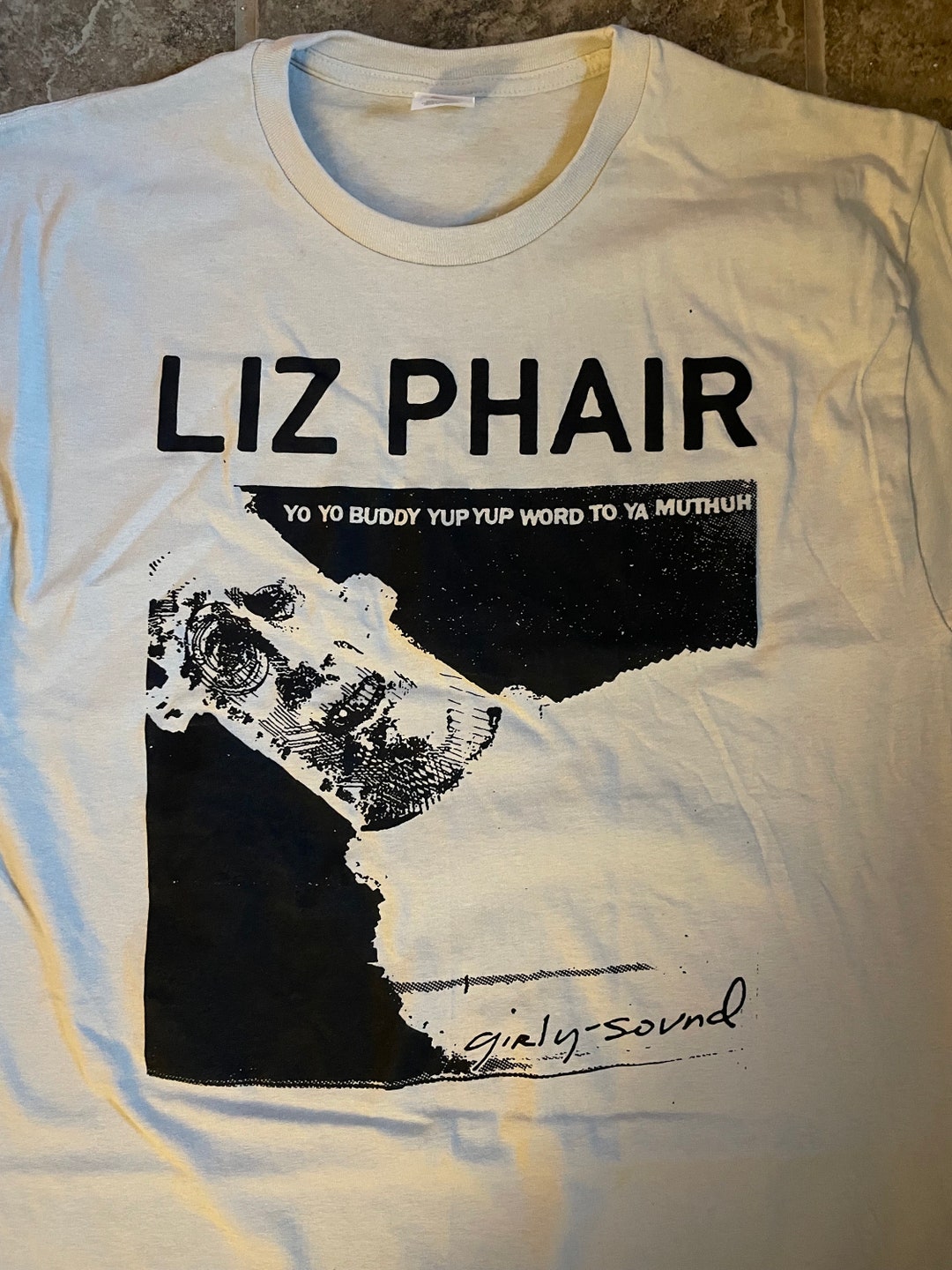 Liz Phair "girly Sounds" Graphic T-shirt - Sand Gildan Ultra Cotton ...