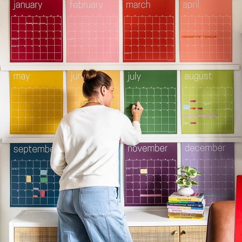 Wall Calendar - Etsy